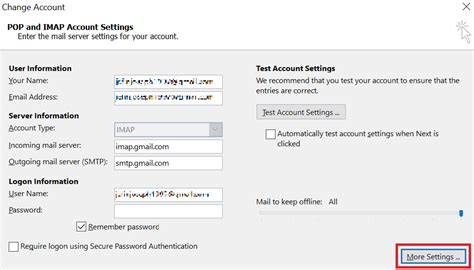 How To Set The Correct Outlook Smtp Settings Jethro Jeff