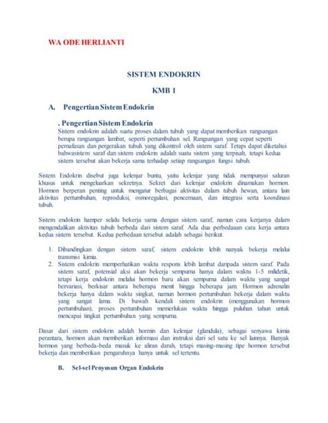 Sistem Endokrin Pada Hewan Pdf