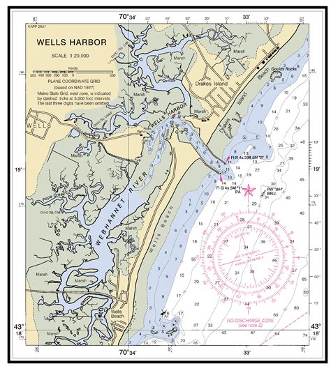Wells Harbor Inset Nautical Chart ΝΟΑΑ Charts Maps