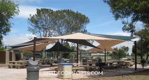 Shade Sails At Marina Park Alameda County