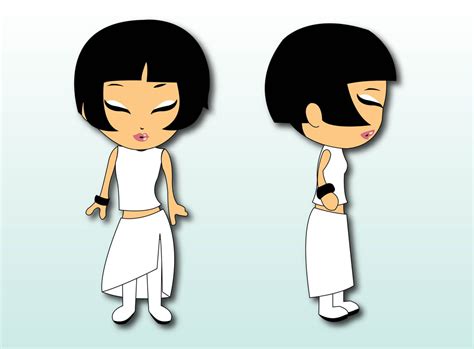 Chinese Girl Cartoon Clipart