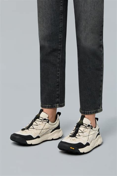 Shop Flower Mountain Iwano 2 Uni Sneakers In White Black Size 43