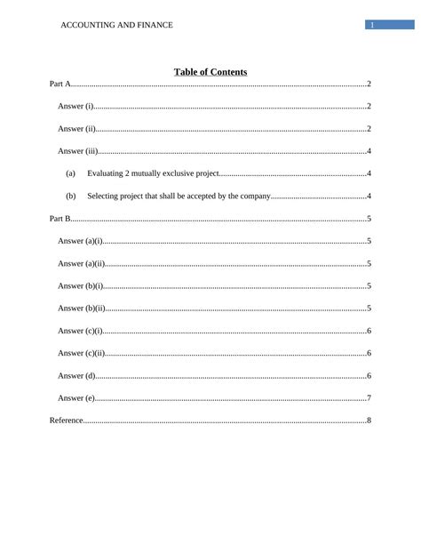 Capital Budgeting And Wacc Analysis Finance Report