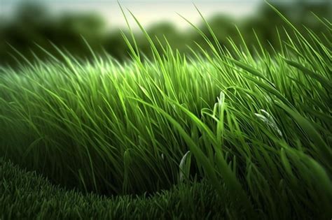 Premium Ai Image Green Grass In The Sun