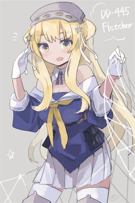 Fletcher Kantai Collection Drawn By Jura Cambri Danbooru