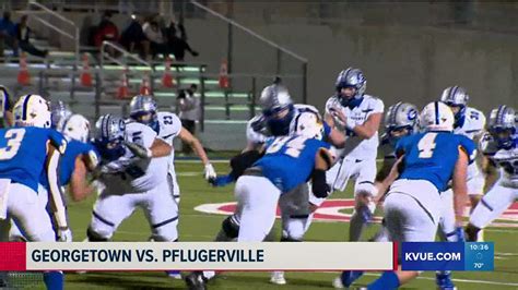 Tx High School Football Game Of Week Georgetown Pflugerville