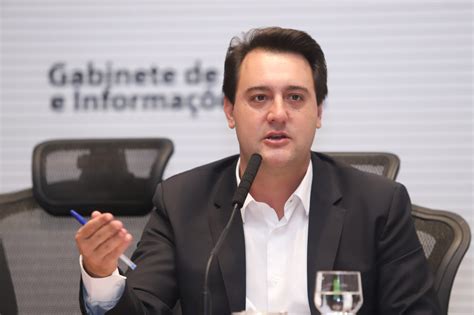 Governador Ratinho Júnior se apresenta como possível candidato à