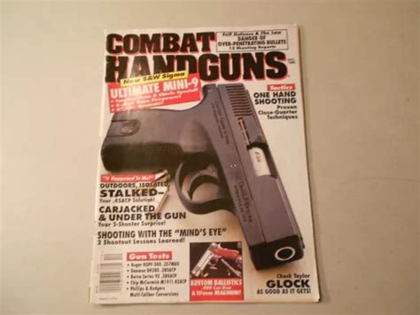 Combat Handguns Magazine December 1996 Carjacked Daewoo Dh380 Chip