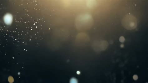 Golden Light And Floating Particles Overlay Videos