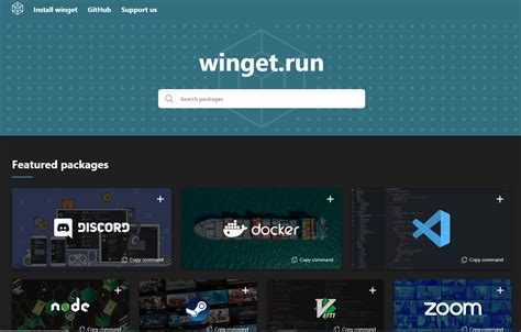 Information Technology Windows Winget Package Manager