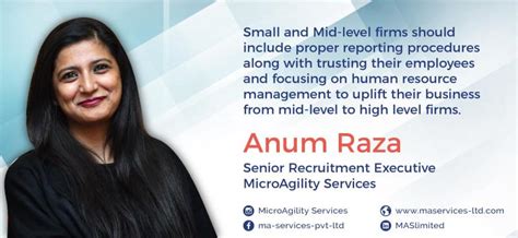 Microagility Services Pvt Ltd On Linkedin Anum Raza Is A Senior