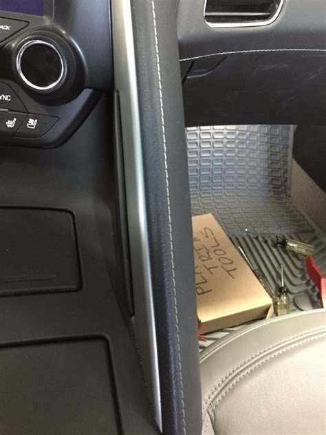 Can T Get Console Handle Left Side Black Trim To Sit Flush Anyone