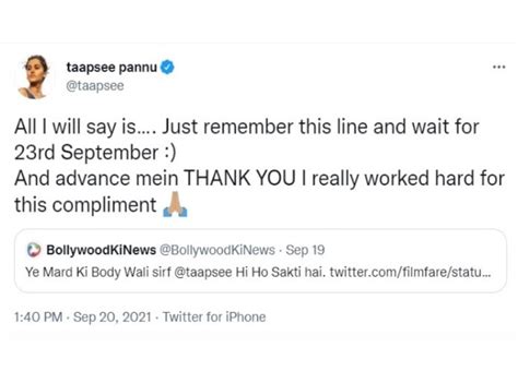 Taapsee Pannu Reacts To A Troll Who Says She Has ‘mard Ki Body