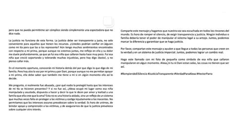 Daff Hoffman Sobrina De Ginny Rompió El Silencio Sobre Caso De Héctor