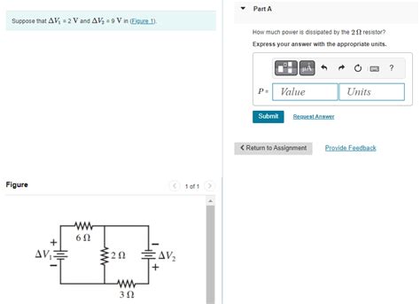 Solved Suppose That Δv12 V And Δv29 V In How Much Power Is