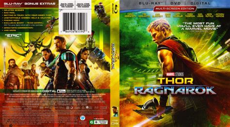 Thor Ragnarok 2017 Blu Ray Cover Dvdcovercom