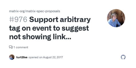 Support Arbitrary Tag On Event To Suggest Not Showing Link Previews On That Event · Issue 976