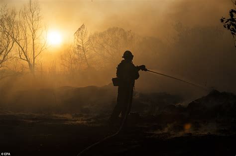 Hundreds Of Residents Evacuated As More Than 200 Firefighters Battle
