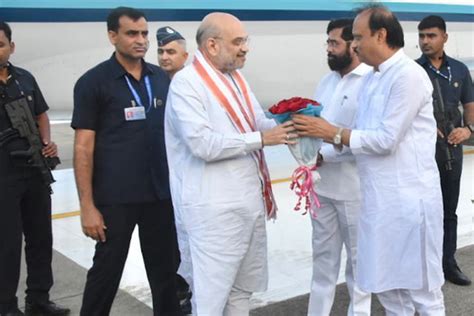 Amit Shah Reaches Pune To Attend Party Meet Tomorrow The Statesman