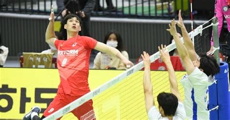 블로킹의 한국전력 3위 점프 봄배구 향해 순항