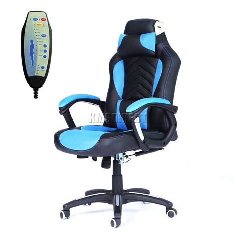 WestWood Heated Massage Office Chair Gaming Computer Recliner