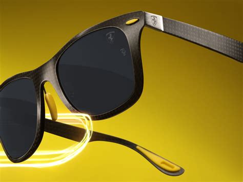 Ray Ban Celebrates Ferraris 75th Anniversay With Sleek Carbon Fiber Wayfarers Maxim
