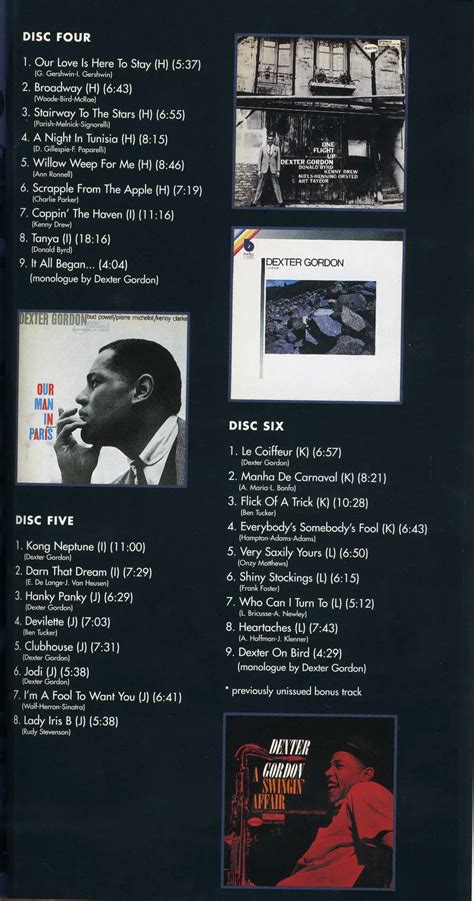 Dexter Gordon The Complete Blue Note Sixties Sessions 6 Cd Set