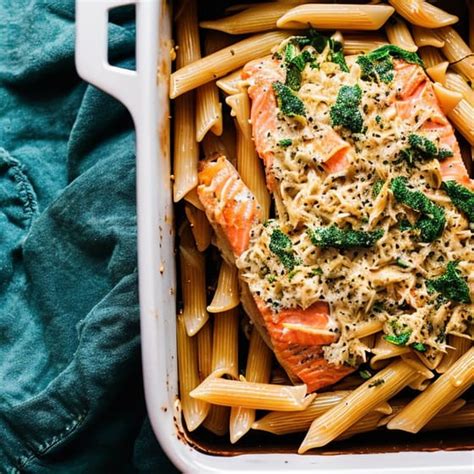 Ovenschotel Penne Zalm En Prei Jumbo