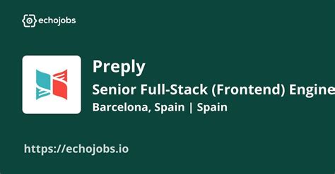 Preply Is Hiring Senior Full Stack Frontend Engineer Barcelona