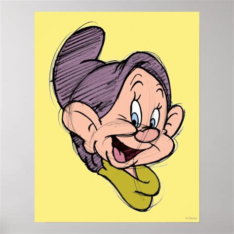 Sketch Dopey Poster Zazzle