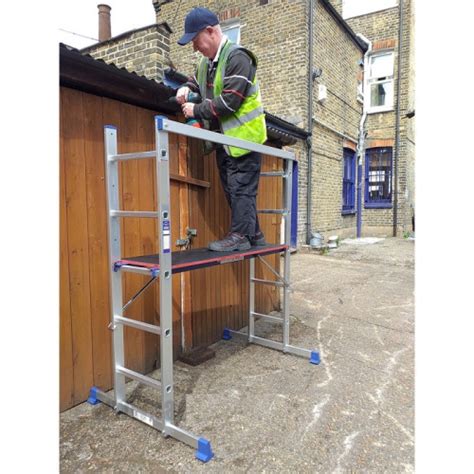 Multi Purpose Scaffold And Ladder System With Handrail