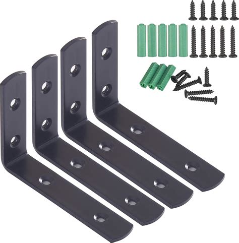 Amazon.com: WEBI L Brackets Corner Bracket,90 Degree Steel Corner Brace ...