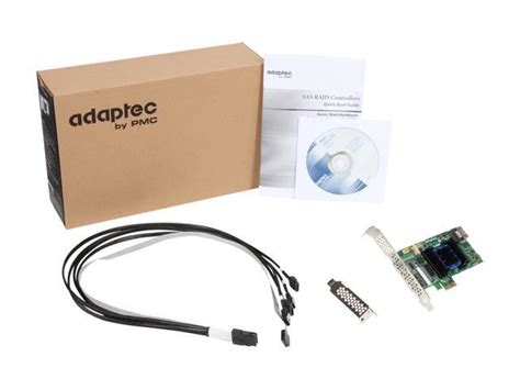 Adaptec RAID 6405E 2271700 R 6Gb S SATA SAS 4 Internal Ports W 128MB Cache Memory Controller