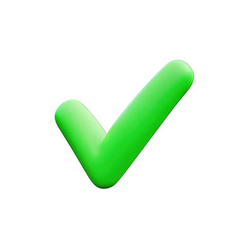 3d Icono Cheque Marca 24762359 PNG