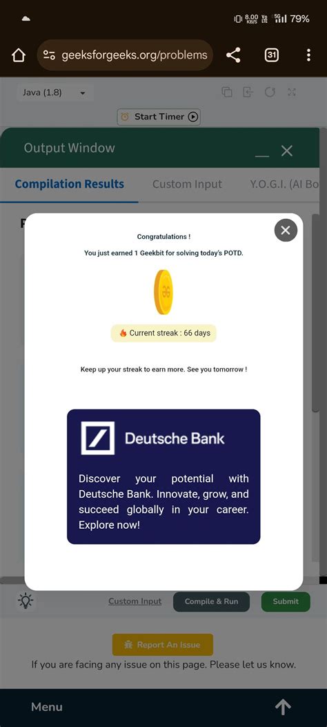 Ashish Kumar Jena On Linkedin Geekstreak2024 Deutschebank