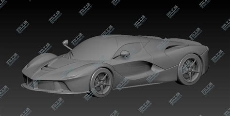 法拉利2014 3d打印模型下载 3d工场 3dworkscn