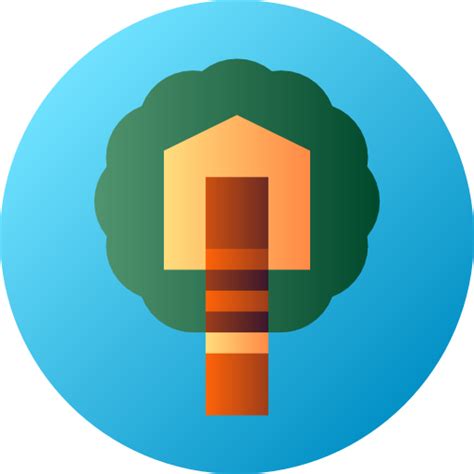 Tree House Free Buildings Icons