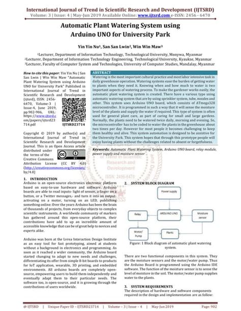 Automatic Irrigation System Using Arduino Uno Ppt
