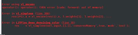 Forward Out Of Memory Issue 32 Cszn DnCNN GitHub