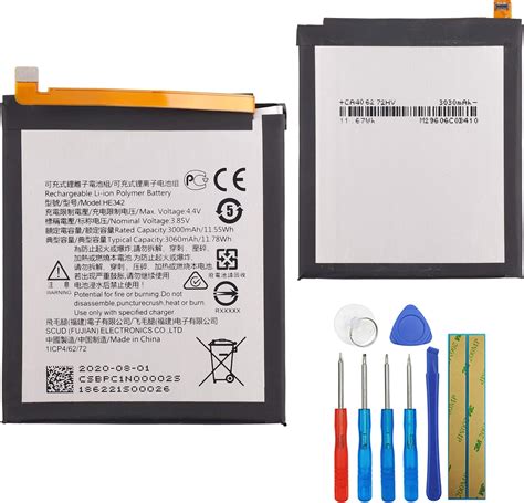 E Yiiviil Replacement Battery Wt340 Compatible With Nokia