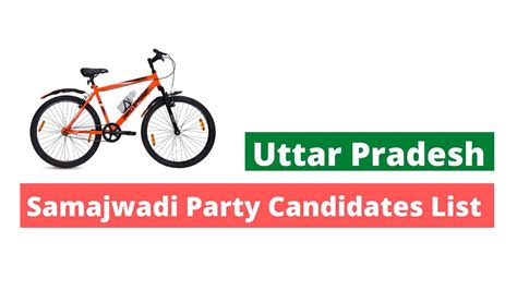 Samajwadi Party Candidate List 2022 Uttar Pradesh Pdf