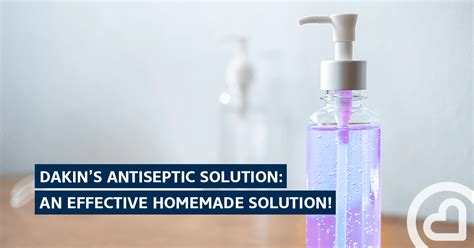 Dakins Antiseptic Solution An Effective Homemade Solution Familiprix