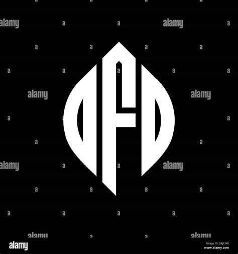 Dfo Circle Letter Logo Design With Circle And Ellipse Shape Dfo
