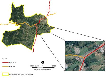 As Rodovias Br 101 E Br 262 Presente No Território O Município E O Seu
