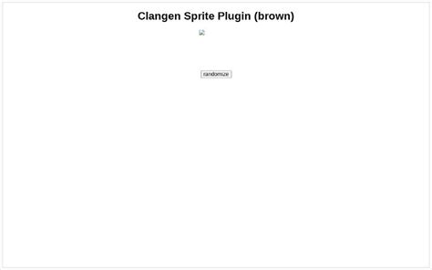 Clangen Sprite Plugin Brown