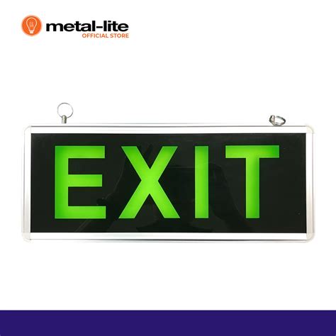 Led Exit Signage Single Face 3w