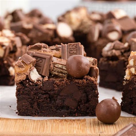 Candy Bar Brownies Pass The Dessert
