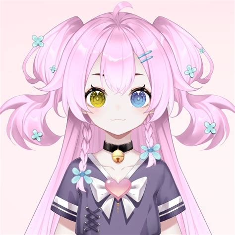 Girl Vtuber Model Full Bodyfully Rigged By Vtuber2d On Deviantart