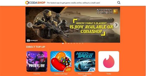 How To Top Up Free Fire Diamonds From Codashop In India Step By Step Guide