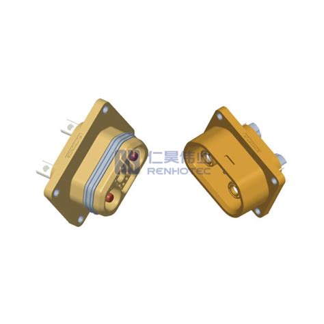 6 0 Stamping Hybrid Power Connector 150a 1000v Dc Ip67 Waterproof Straight
